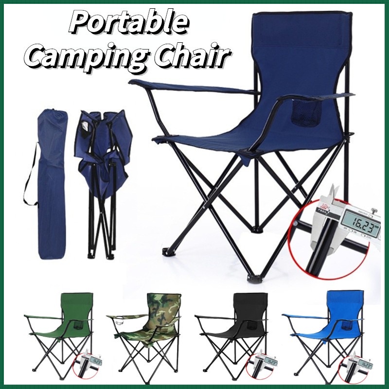 Camping Chair Portable Outdoor Foldable Hiking Beach Picnic Chair ...