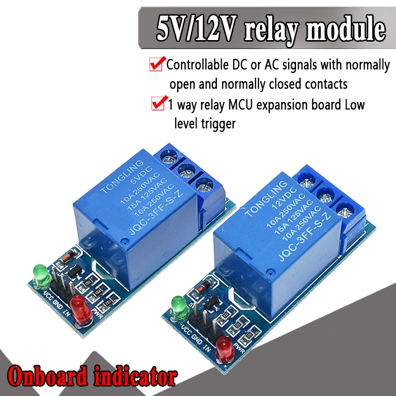 5V 12V low level trigger 1 Channel Relay Module interface Board Shield For PIC AVR DSP ARM MCU ...