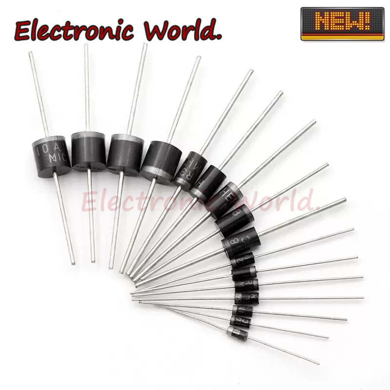 20pcs Brand New 1N5401 1N5402 1N5404 1N5406 1N5408 Rectifier Diode 3A ...
