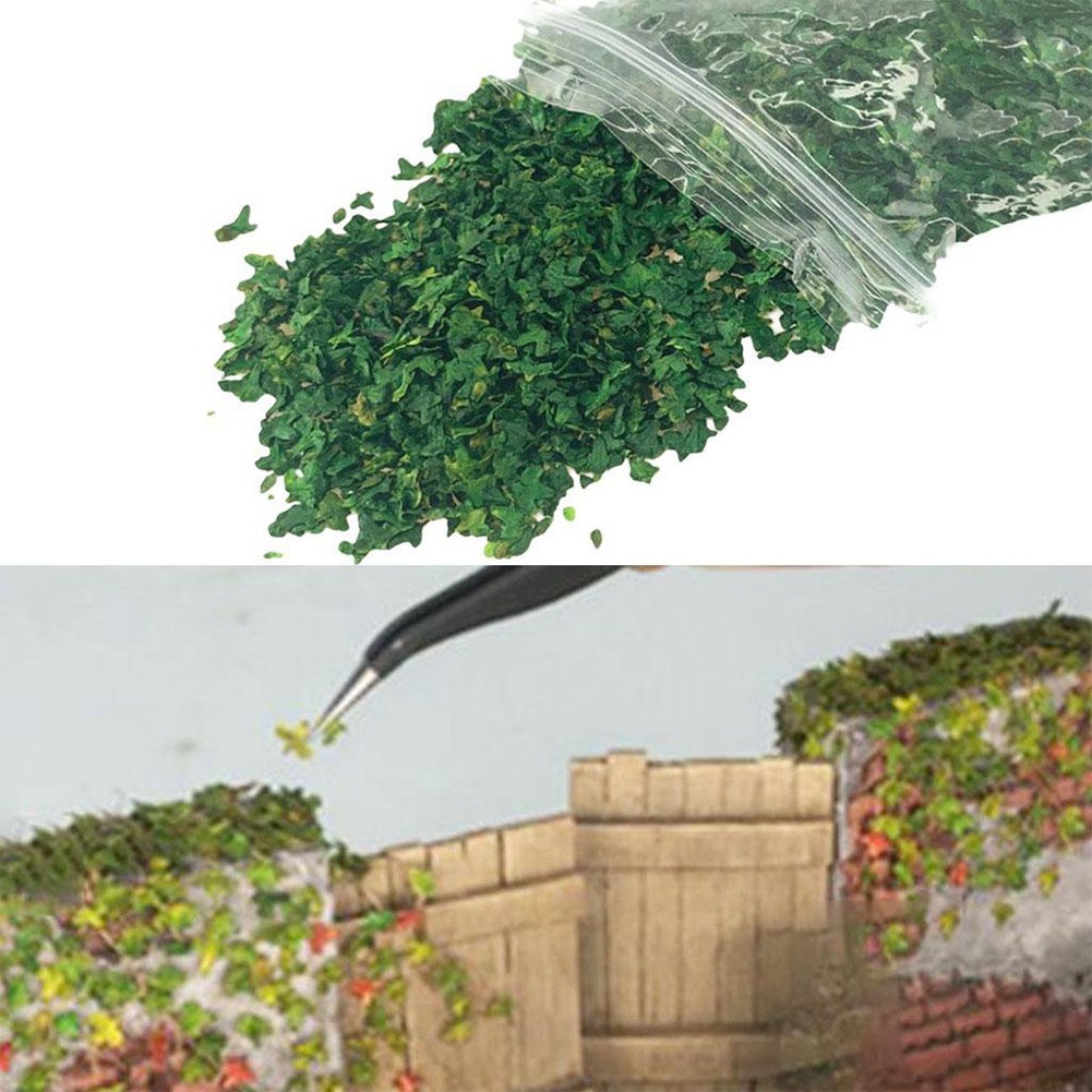 6Color 35ml Sand Table Model Leaves Green Model scenery Leaf Scatter ...
