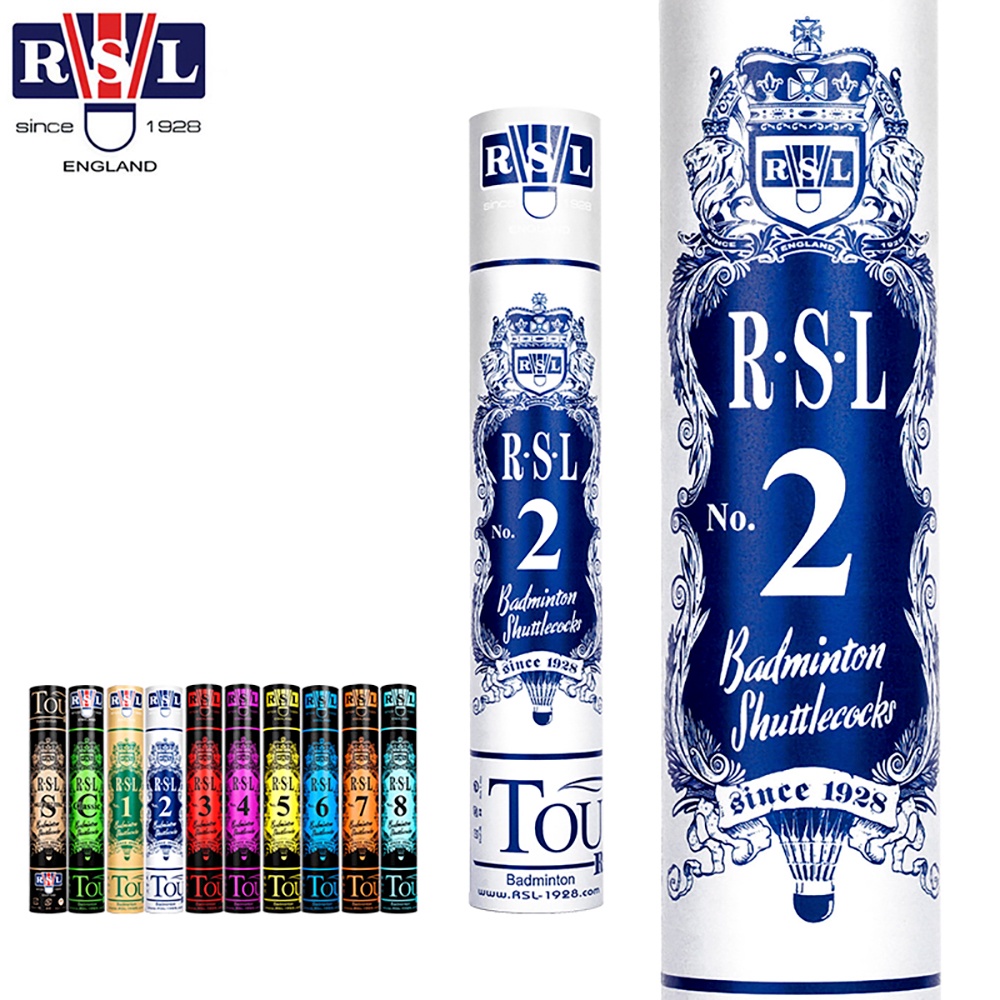 Badminton Shuttlecocks RSL 2 RSL NO.2 Great Stability and Durability Badminton Shuttlecocks ...
