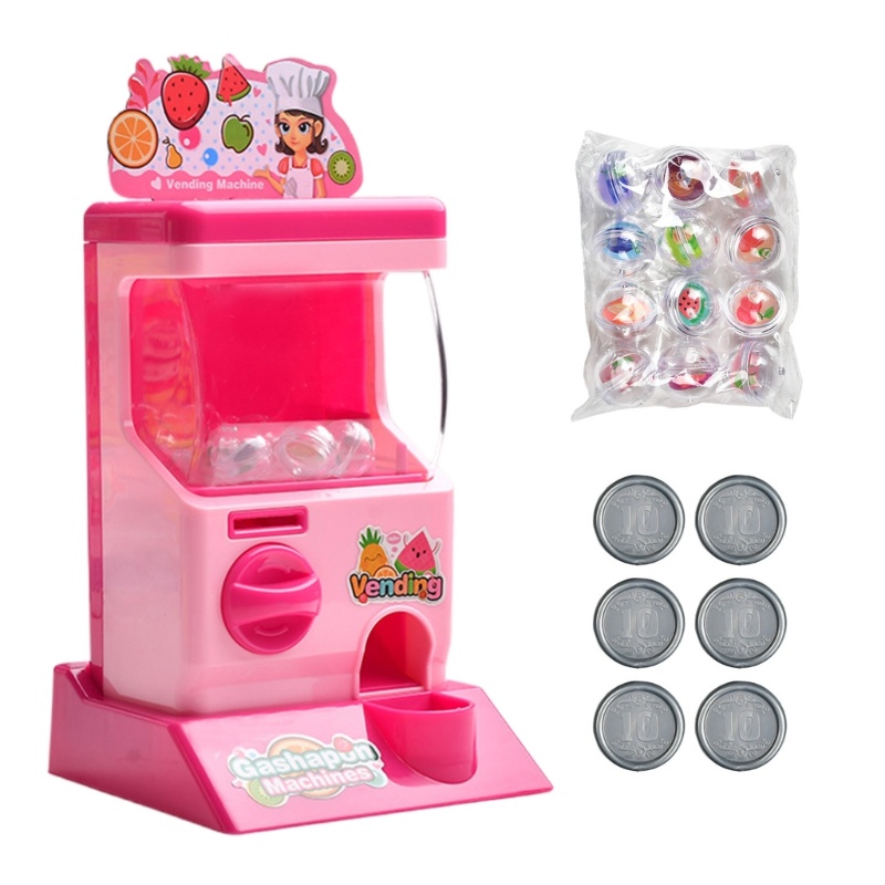 FL Mini Capsules Dispenser Fun Party Game for Children Girls Vending ...