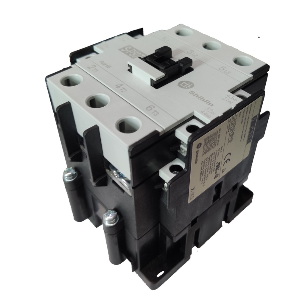 Shihlin Magnetic Contactor AC1=lth=80A 3 Phase 4NO + 1NC 220V - S-P50T ...