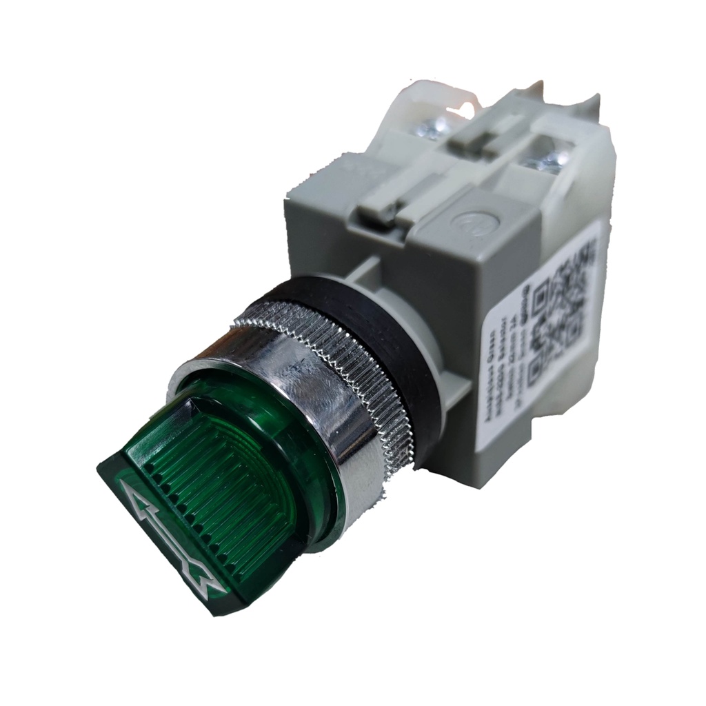 Auspicious Illuminated Selector Switch Green 3 Position 22mm 3A 220V ...