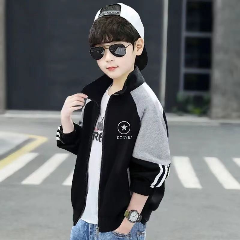[110-170] Boys Jackets Children Baseball Uniforms Tops Big Kids ...