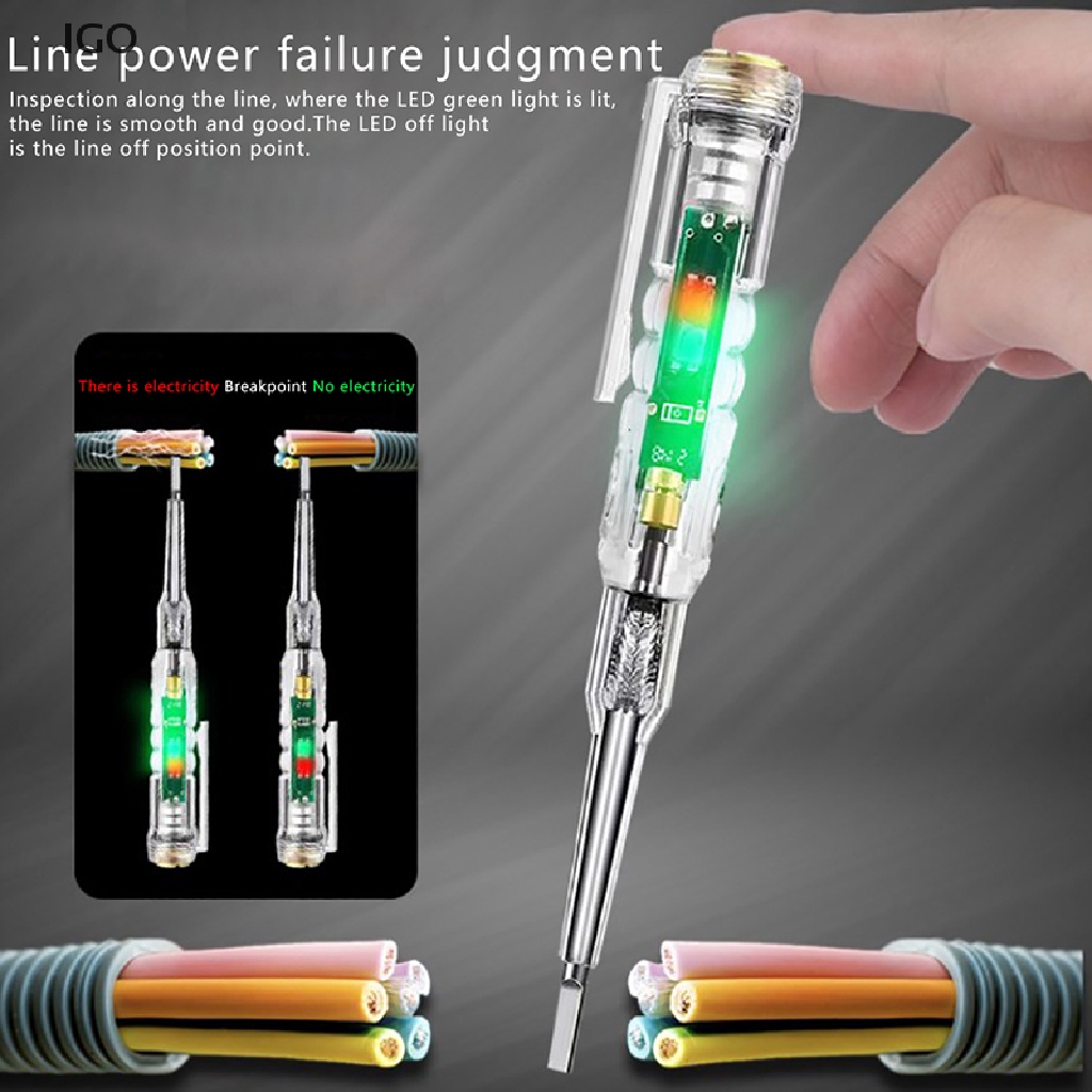 IGO Voltage Tester Pen Non-contact Induction Test Pen Voltmeter Power ...