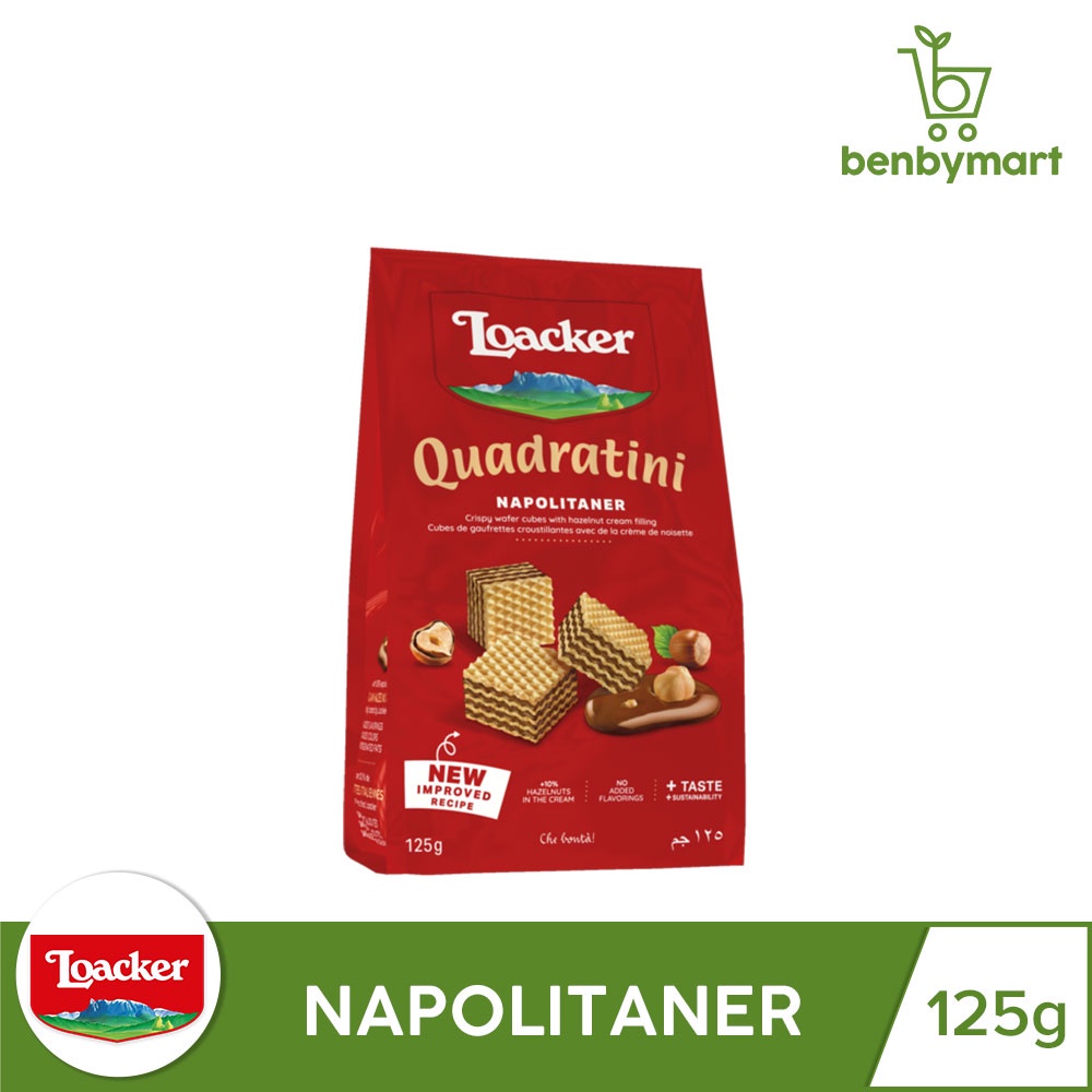 Loacker Quadratini Napolitaner Wafer 125g | Shopee Philippines