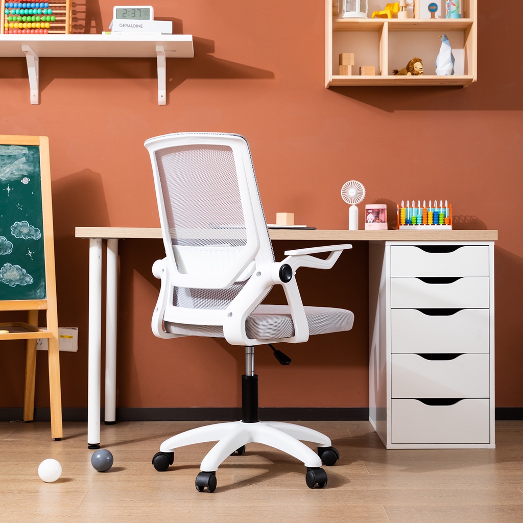 Deli Ergonomic Chair Breathable Mesh Home Office Computer Study Chair ...