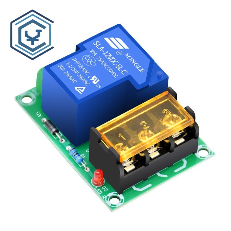 XH-M175 30A High Current Relay Module DC 5V 12V 24V Power Supply Relay ...