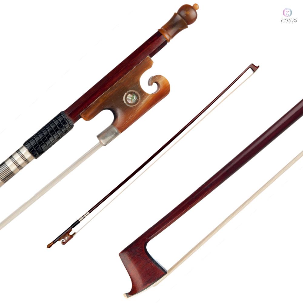 Pernambuco 4/4 Full Size Violin Fiddle Bow Well Balanced Horn Style ...