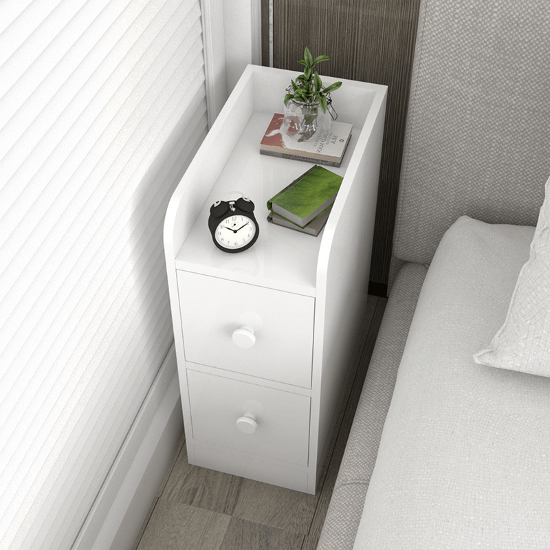 Bedside Table Long Strip Cabinet 40/30/20 cm Wide Ultra-Narrow Crack ...