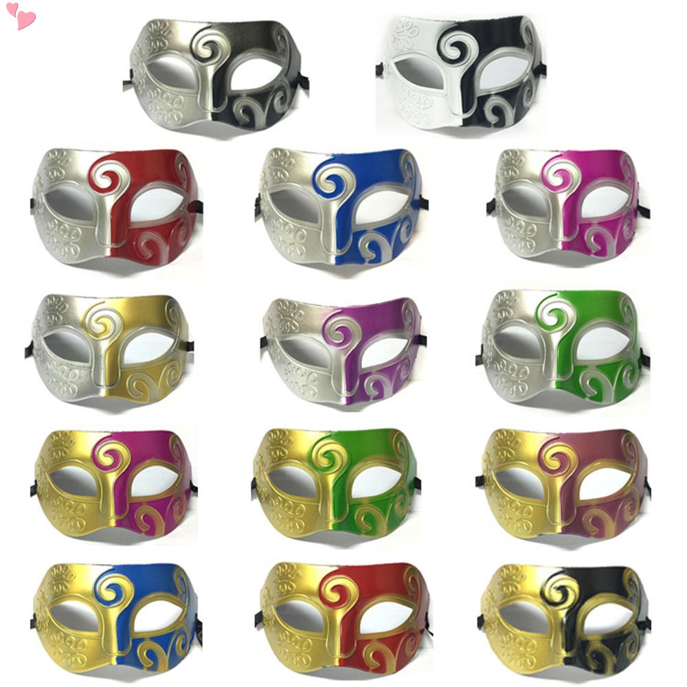 Costume Ball Prince Half Face Mask Unisex Retro Mask Mysterious Prop ...