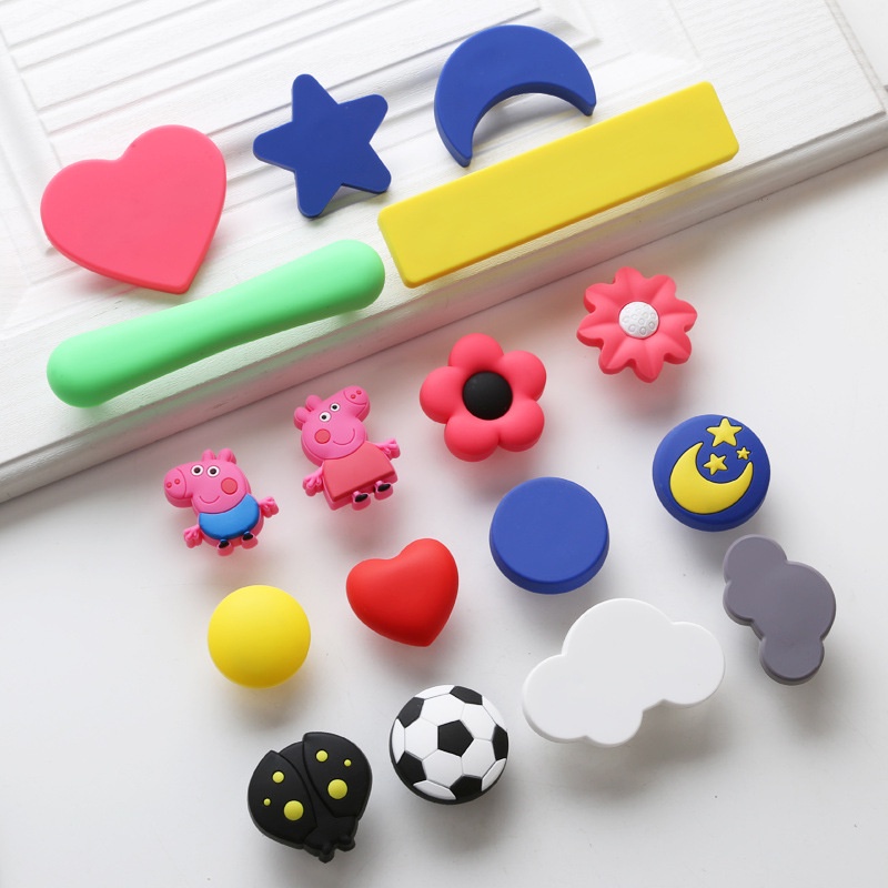 Children Room Furniture Handles and Knobs Cute Heart Star Moon Cloud ...