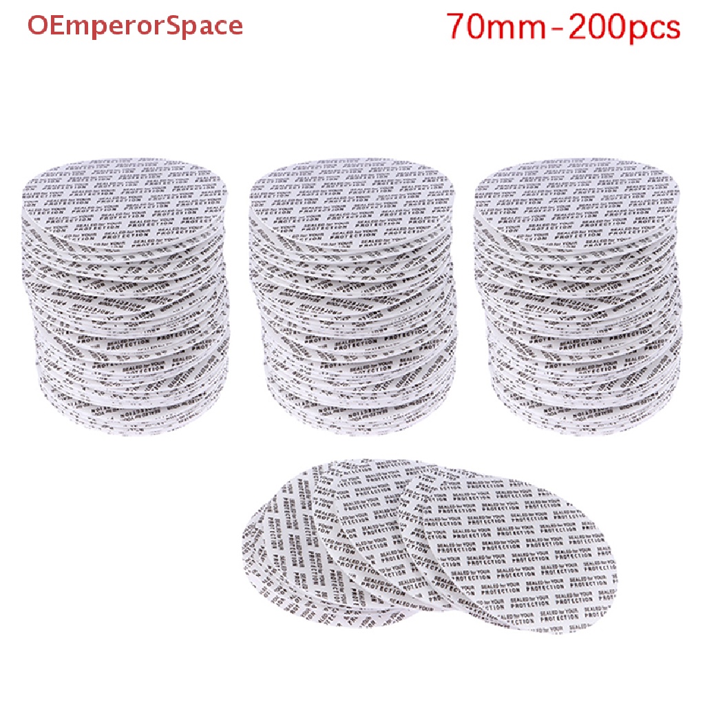 OEmperor 200Pcs Self-adhesive Foam Pressure Sensitive Seal Cap Lining ...