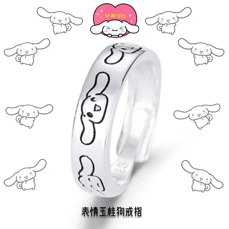 Kuromi Ring Cartoon Cinnamoroll Doraemon Ins Fashion Rings for Woman ...