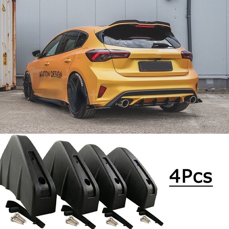for Ford Focus ST Fusion F-150 2019-2020 Rear Bumper Lip Diffuser ...