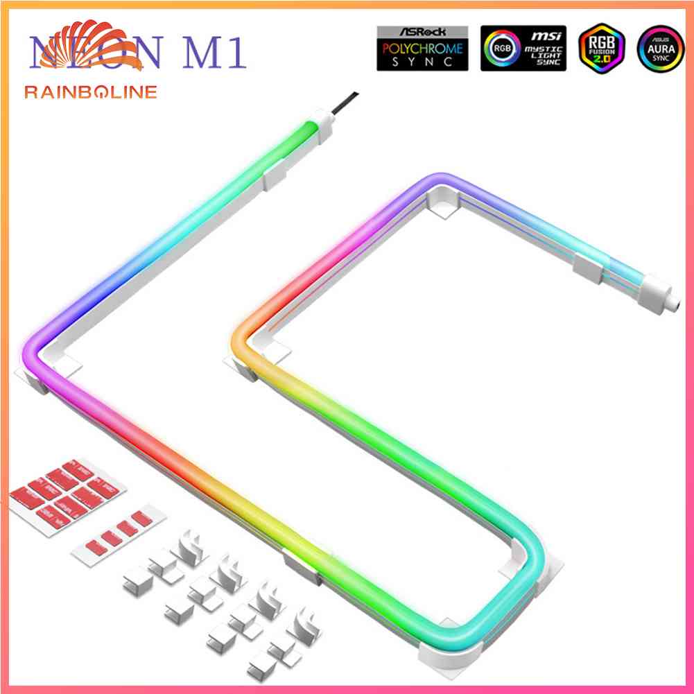 Rain 5V 3PIN M1 Combo Light Strip ARGB Neon Computer Case Decoration ...