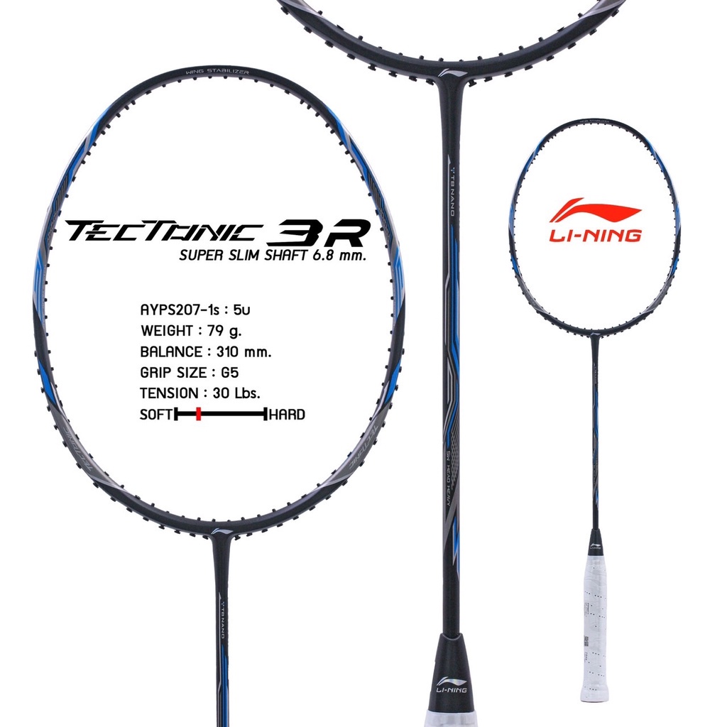 LI NING BADMINTON RACKET-TECTONIC 3 R (AYPS207-1) | Shopee Philippines