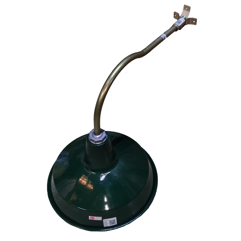 AMCO Lamp Cover 12" Deep Type with Arm and E40 Short Socket and Claw ...