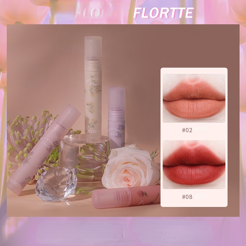 FLORTTE/ Flower Loria First Kiss Cream Lip Cream Matte Lip Mud Velvet ...