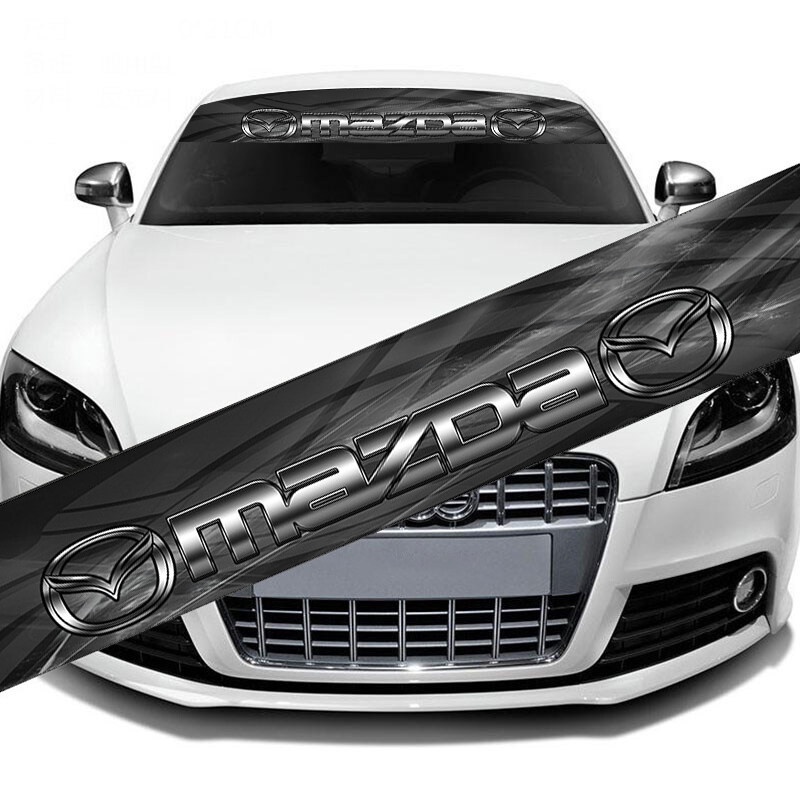 1 Piece Car Rear Window Cover Front Windshield Sticker Decoration Auto ...