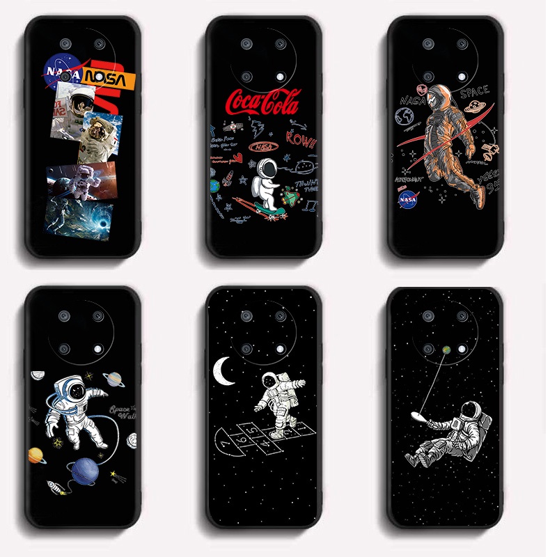 Casing Huawei nova Y90 CTR-LX2 CTR-LX1 Astronaut Black Soft Silicone ...