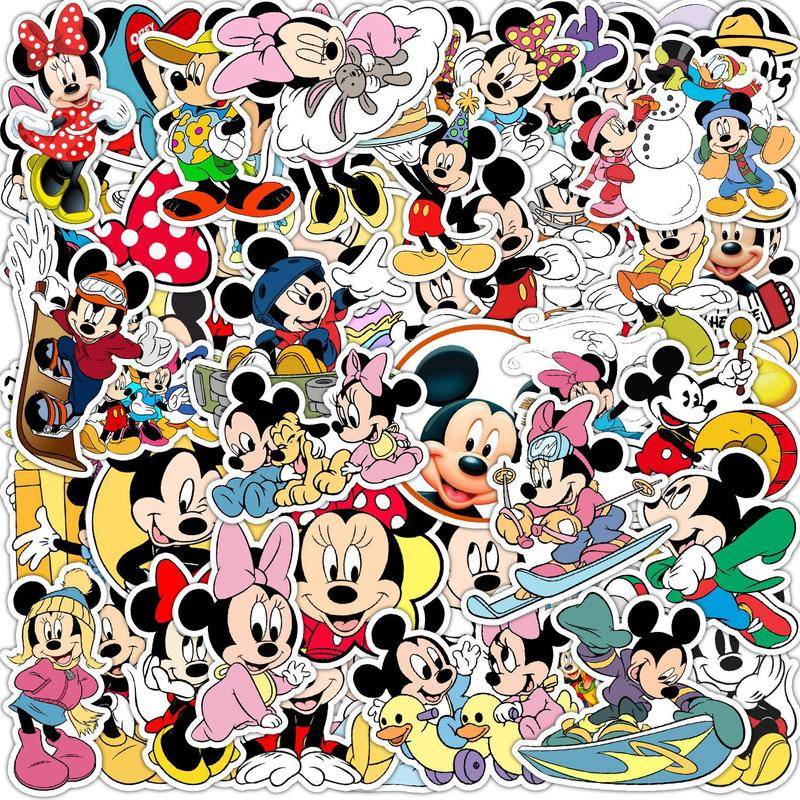 Mickey Mouse stickers; Mickey stickers (50 sheets not repeated) Anime ...