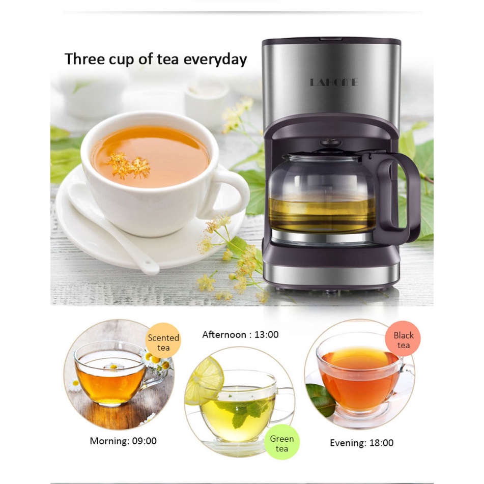 Lahome Americao Drip Coffee Maker Electric Coffee Machine Espresso ...