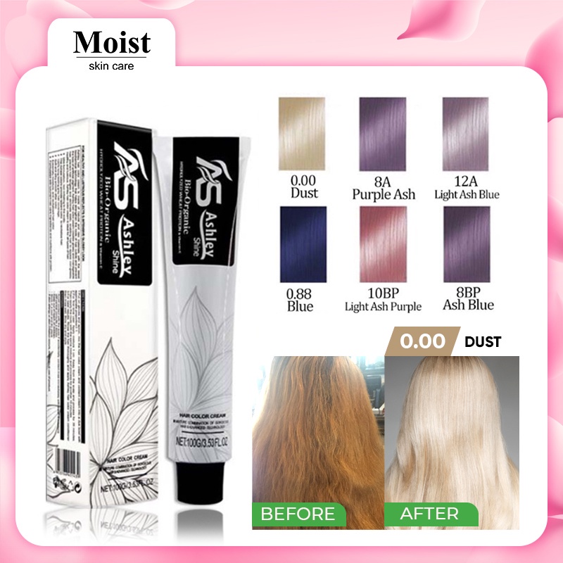 Ashley Shine Hair Color Ash 0.00 Dust Light Pink Violet Green Light ...