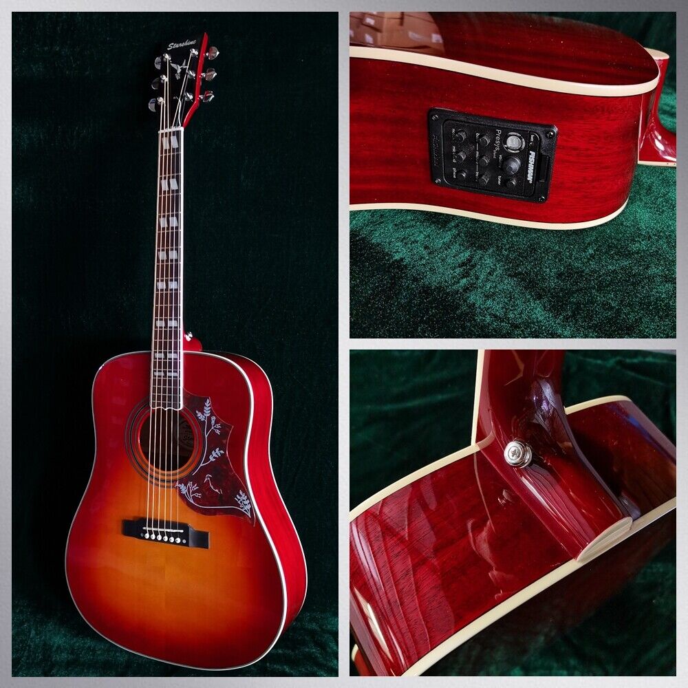 Classic Gibson Hummingbird Acoustic Guitar with Fishman 301 EQ Pickups ...