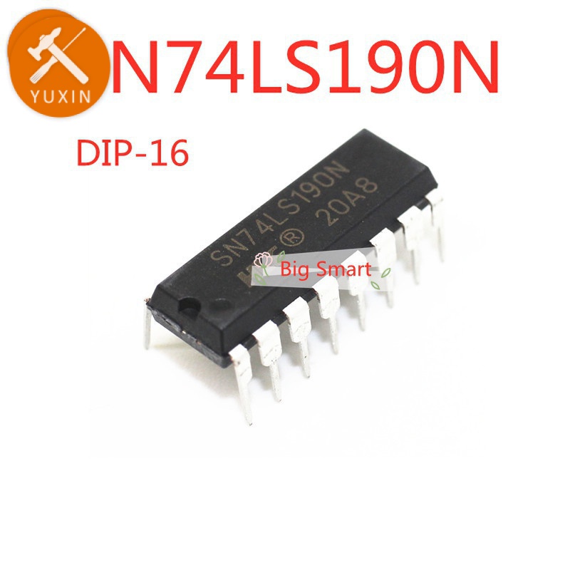 5pcs SN74LS190N DIP-16 74LS190 4-bit binary up-down counter | Shopee Philippines