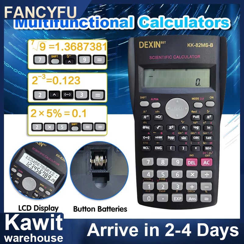 Scientific Calculator Student Function Portable Scientific Calculators ...