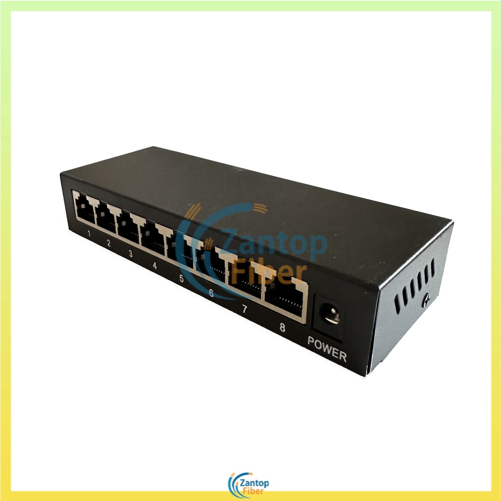 Gigabit Ethernet Switch Desktop 8 Port RJ45 10/100/1000mbps Ethernet ...