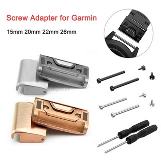 2PCS Metal Screw Adapter for Garmin Watch Band Pins for Garmin Fenix 6x ...
