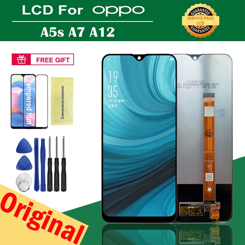 Popsical LCD For OPPO A5s A7 A12 A 12 Original Display LCD Touch Screen ...