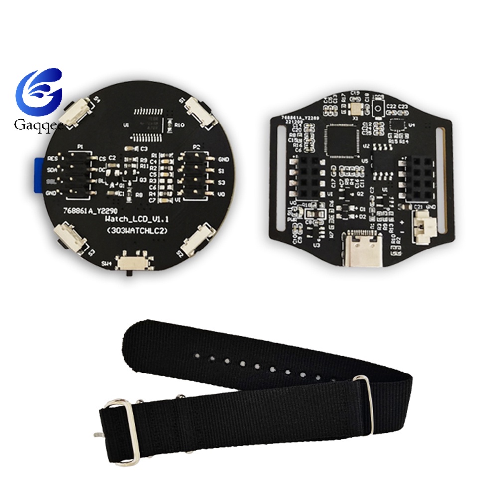 GAQQEE 1.28-inch Round DIY Watch Rp2040 Development Board TFT Display ...