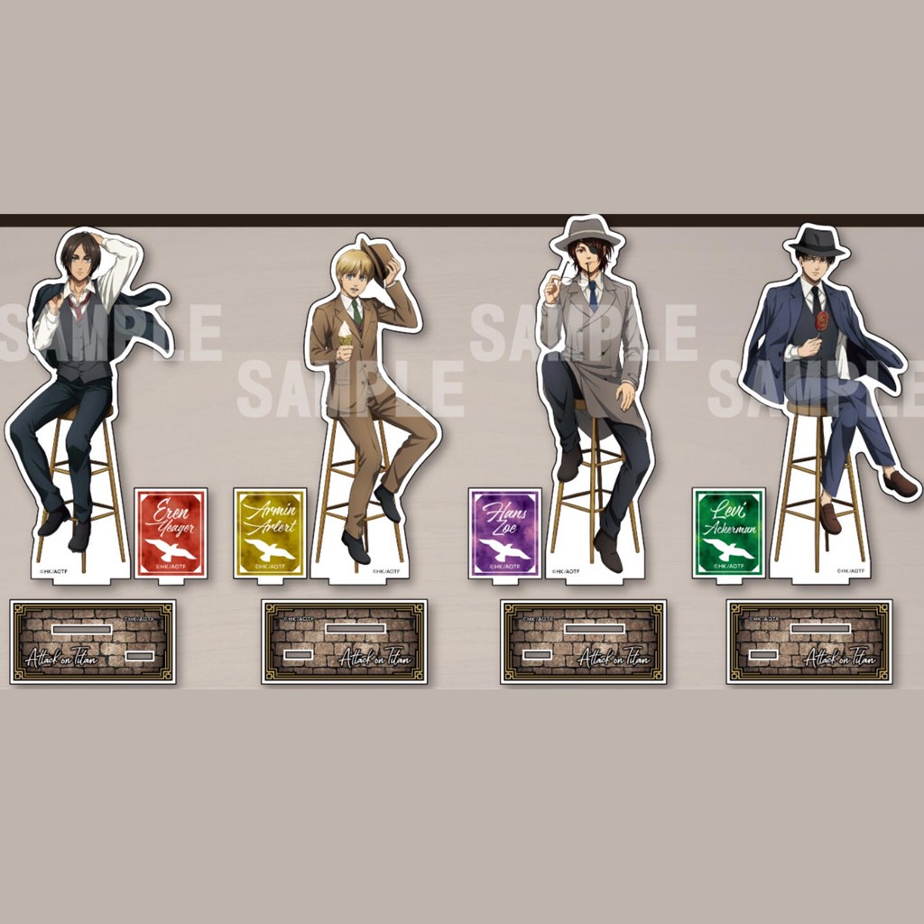 Anime Attack on Titan Double insert Acrylic Stand Model Doll Hange Zoe ...
