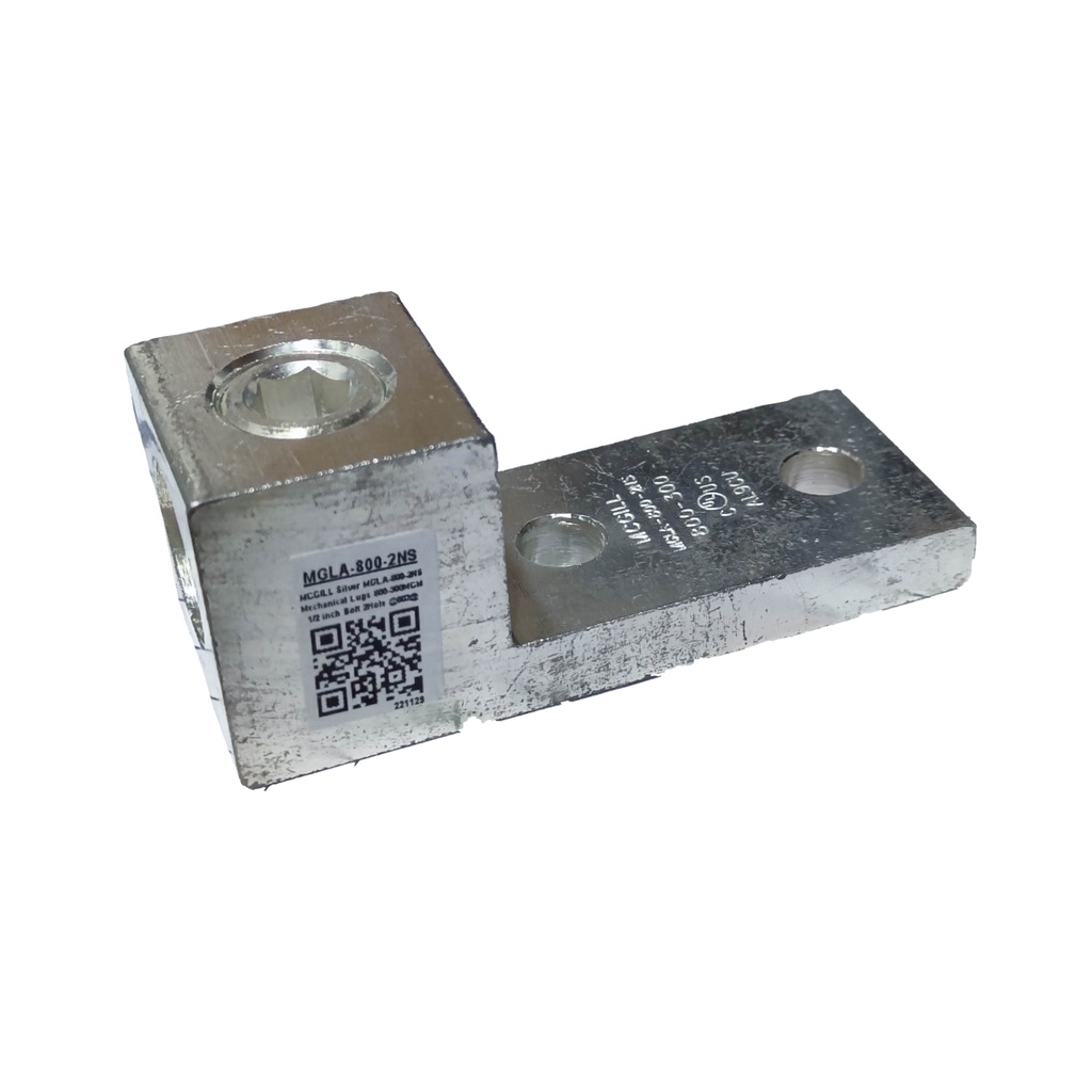McGill Mechanical Lugs 800MCM 2 Holes, Mechanical Lug 400mm 2 Holes ...