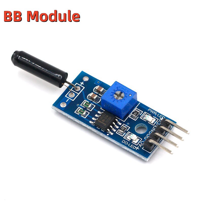Vibration Sensor Module Normally Opened Type SW18010P Vibration switch ... Vibration Sensor Module Normally Opened Type SW18010P Vibration switch ...