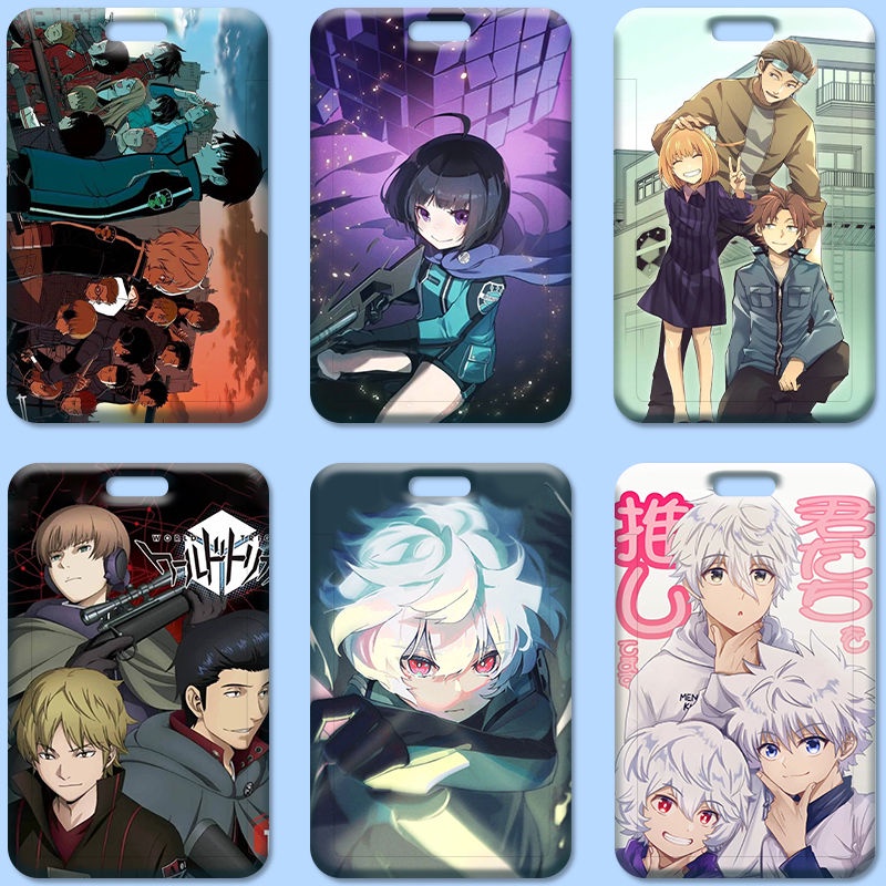 Anime Cartoon World Trigger DIY Student School Campus ID Card Hard ...