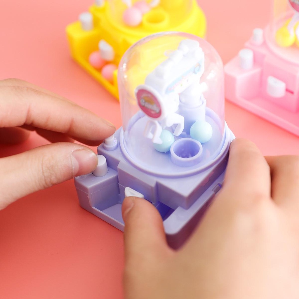 Mini Claw Machine Doll Balls Mini Grab Catcher Game Interactive Toys ...