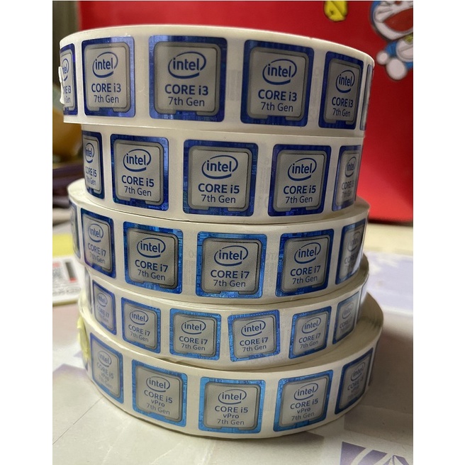 [Digital Sticker] Original Genuine Laptop 7th Generation cpu i5 i7 ...