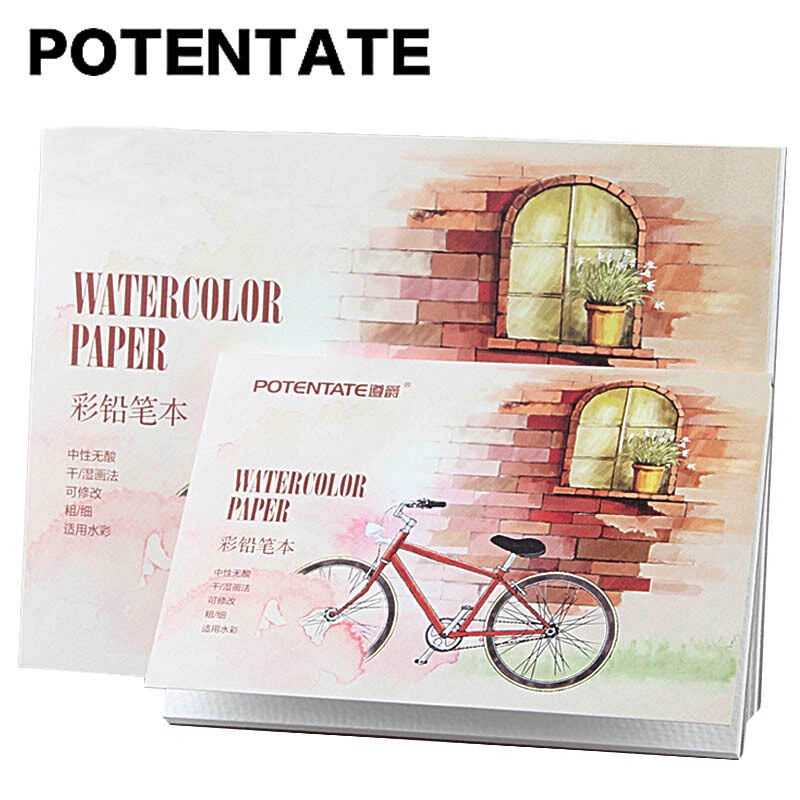 Zunyue Color Pencil Book Mini Watercolor Book Painting from Life Paint ...