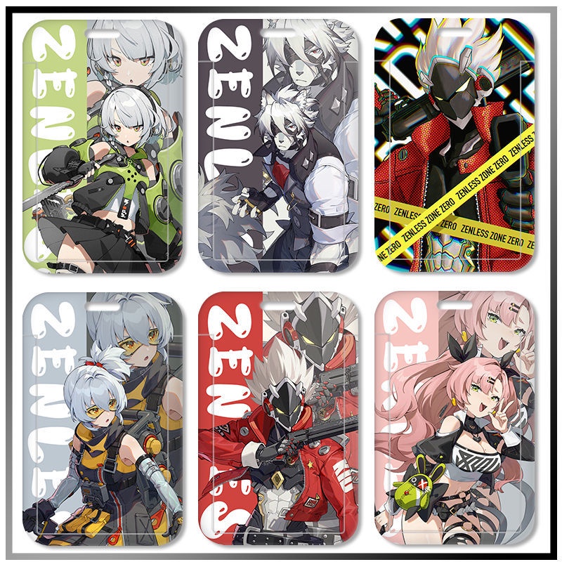 Anime Cartoon Zenless Zone Zero Version Student School Access Card Meal ...