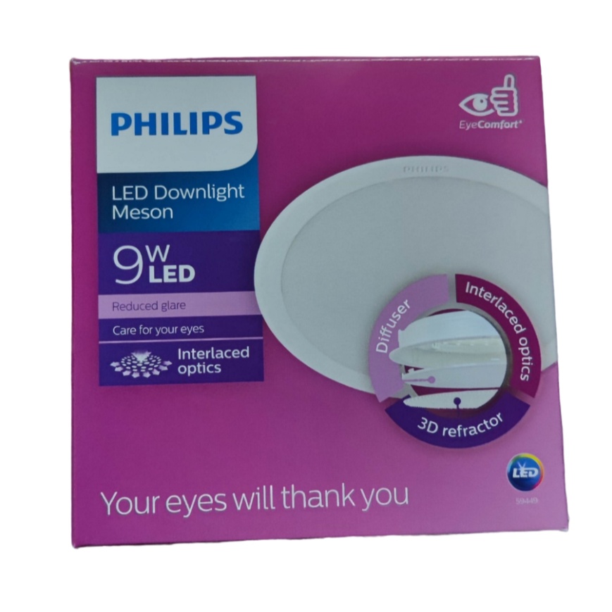 Philips LED Downlight 9W Warm White 220V 4.8" Meson - 59449WW | Shopee ...