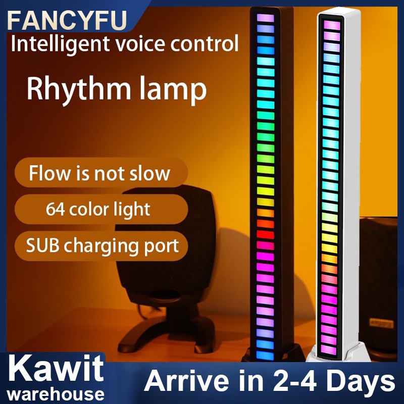 LED Rhythm Light Bar Nightclub DJ Music Atmosphere Light Sound Control ...
