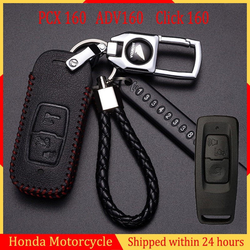 Honda PCX 160 ADV 160 Click 160 PCX160 Remote Key Leather Case Cover ...