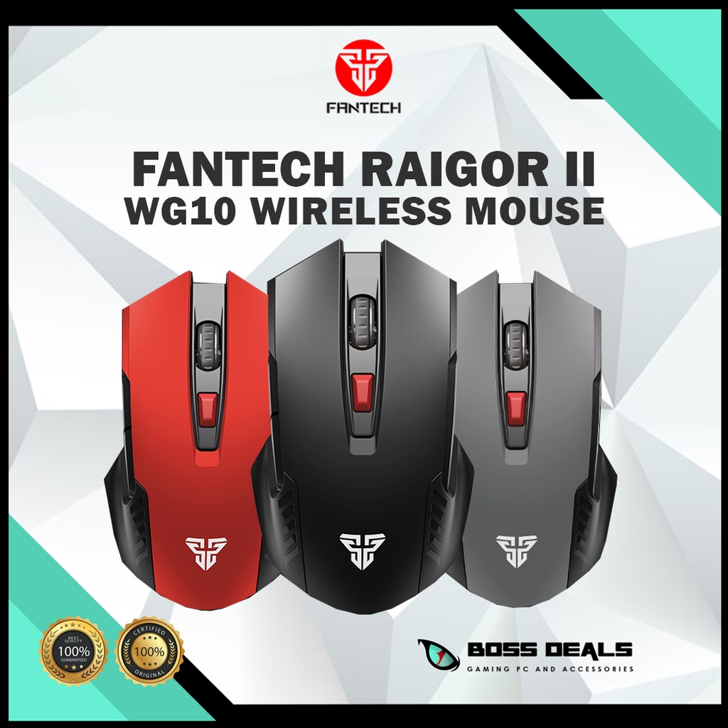 FANTECH WG10 RAIGOR II WIRELESS GAMING MOUSE | Shopee Philippines