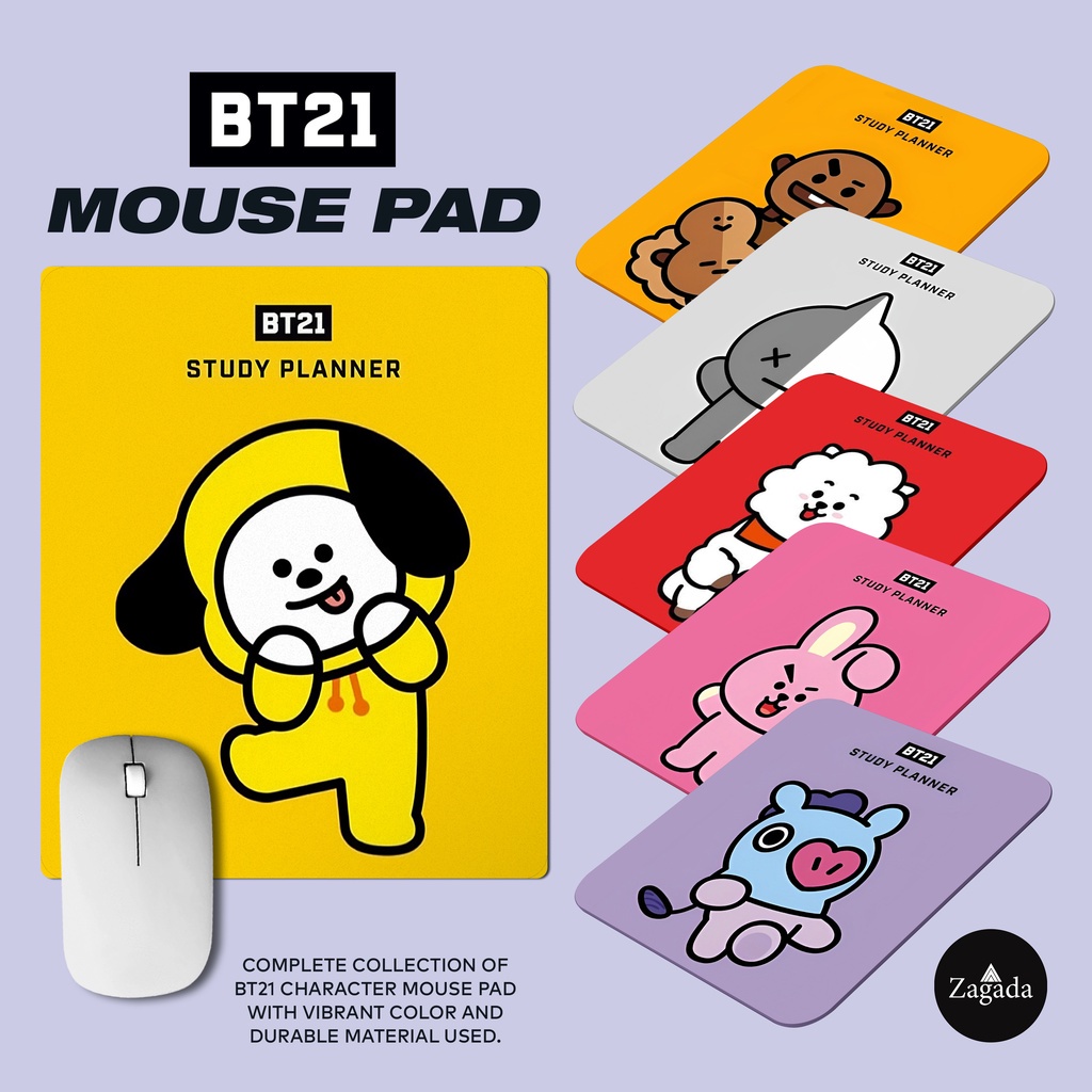 BT21 Adorable Characters Trendy Mousepad Gift Ideas available for Cash ...