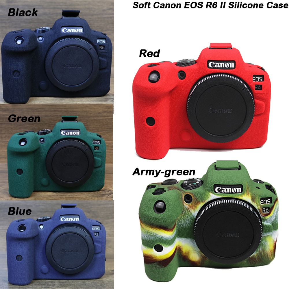 Camera Case EOS R6 II Silicone Case For Canon EOS R6 Mark II 2 EOS R6 ...